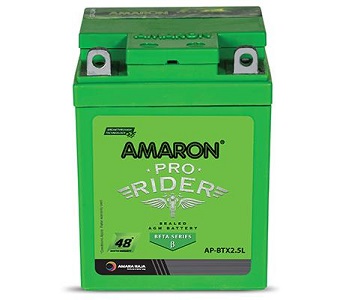 Buy Amaron 12APBTX25 2.5 Ah Two Wheeler Battery Battery Best Price in Chennai